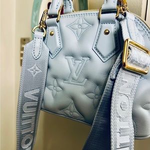 Louis Vuitton | Bags | Louis Vuitton Alma Bb Blue Glacier | Poshmark